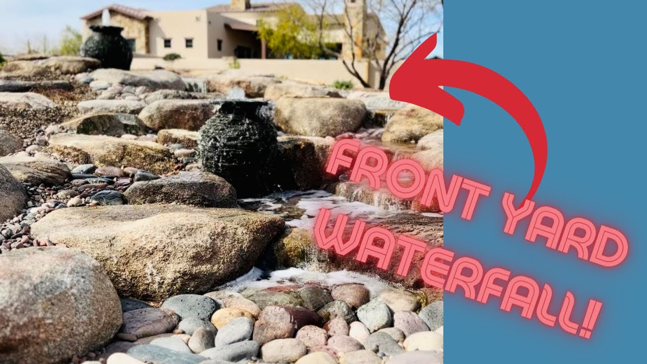 FRONTYARD Pondless Waterfall in ARIZONA! Uncovering the Insane Beauty ...