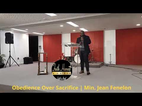 Obedience Over Sacrifice | Min. Jean Fenelon - YouTube