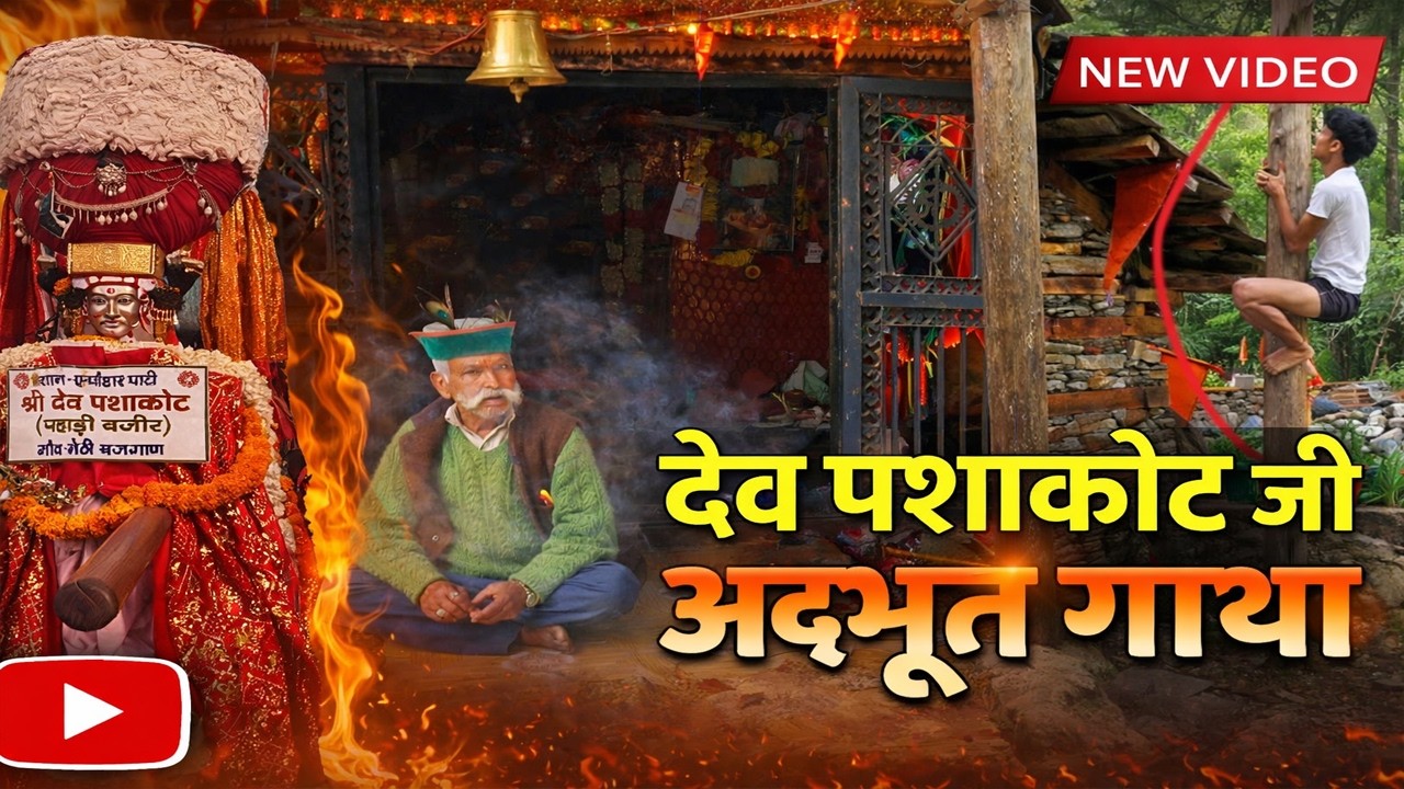 dev pashakot ki prachin kahani | मुछाधारी पहाड़ी वजीर देव पशाकोट | dev ...