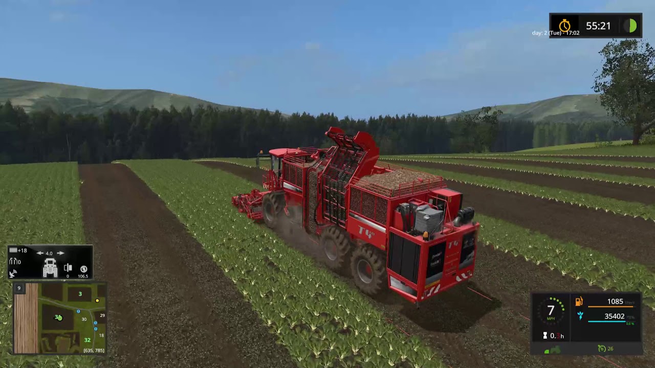 High Speed Sugar Beet Harvesting on a Mission - PC vs Console FS17 ...