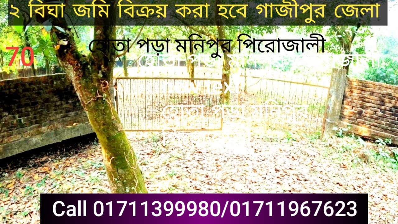 Land for sale | House sale | jomi Bikroy | জমি বিক্রয় | ২ বিঘা জমি ...