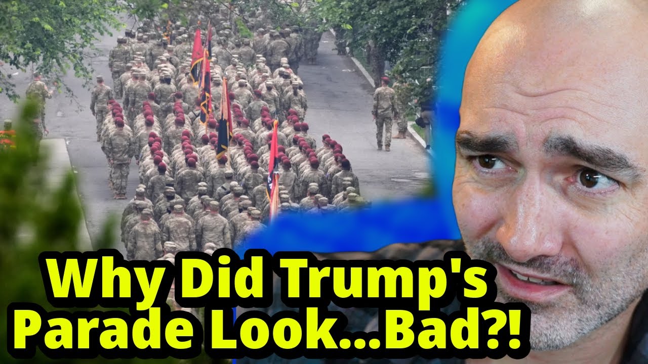 Why Did Trump's Military Parade Look So "Bad"?? - YouTube