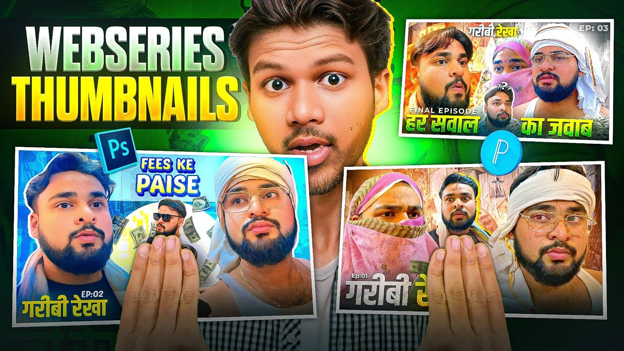 How I Made Webseries Thumbnails for @Vidhayak.05_ | Webseries Thumbnail ...