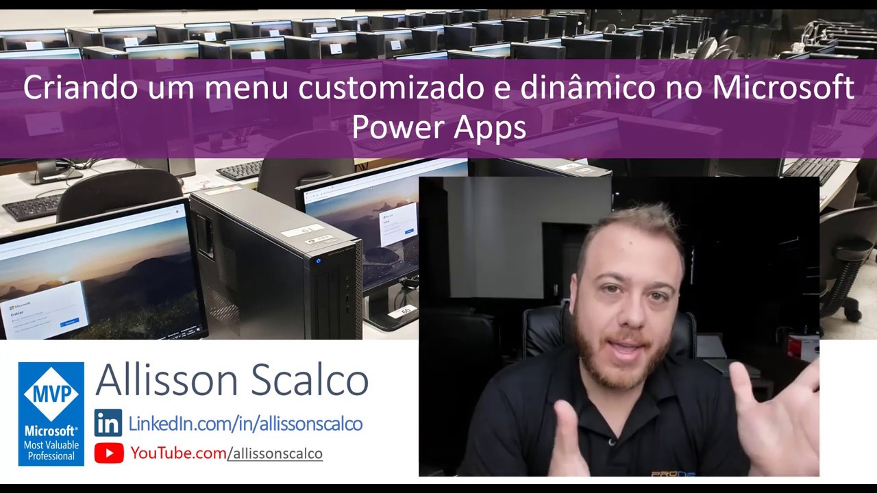Criando Um Menu Customizado E Dinâmico No Microsoft Power Apps Youtube