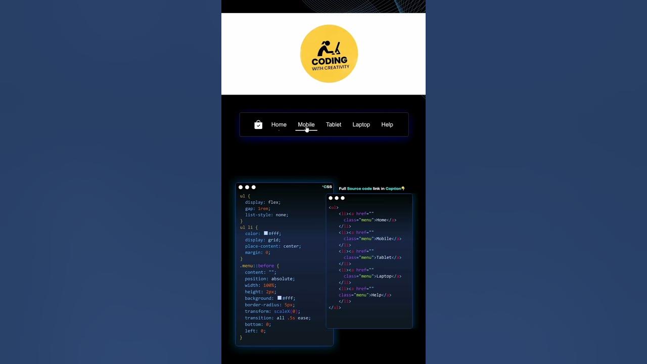 Navbar Hovercss Css3 Htmltutorial Html5 Html Javascript Beginners Beginner Webdev 