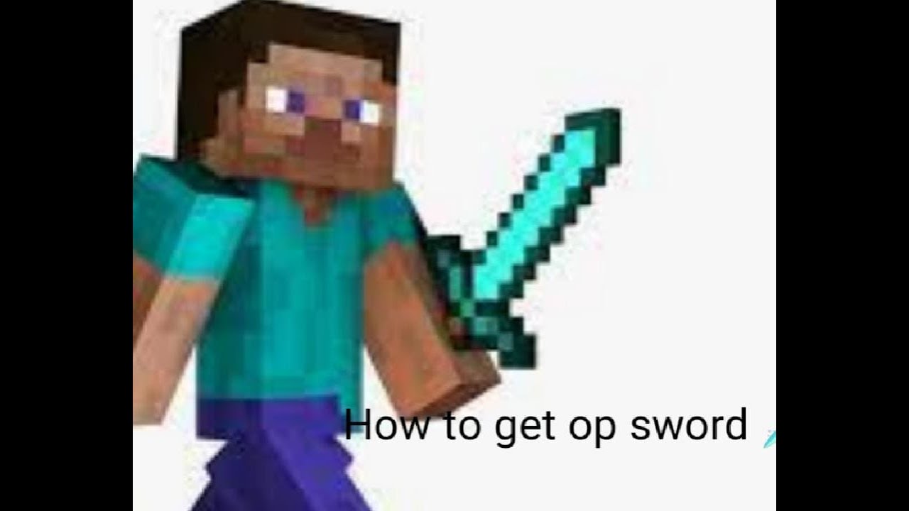 How to get op sword in minecraft - YouTube