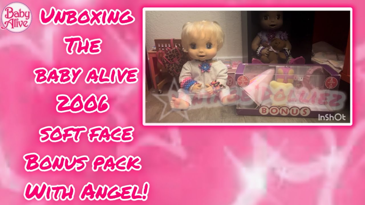 Unboxing the baby alive 2006 soft face bonus pack with Angel! 🩷💜💙🫶🏻 ...