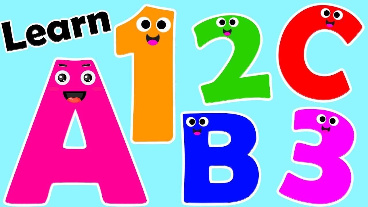 Best Learn ABC and 123 Numbers Compilation | Alphabet | Numbers ...