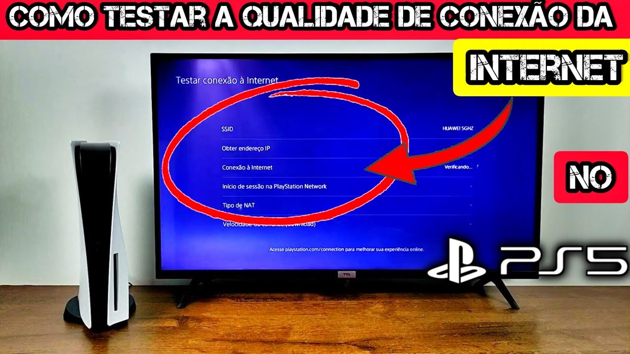COMO TESTAR VELOCIDADE E STATUS DE CONEXÃO DA INTERNET NO PS5 - YouTube