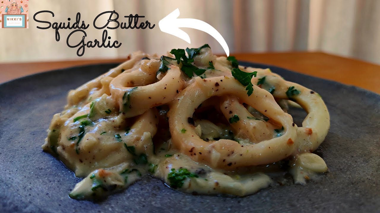 Quick And Easy Squids Butter Garlic | How To Make Squids Butter Garlic ...