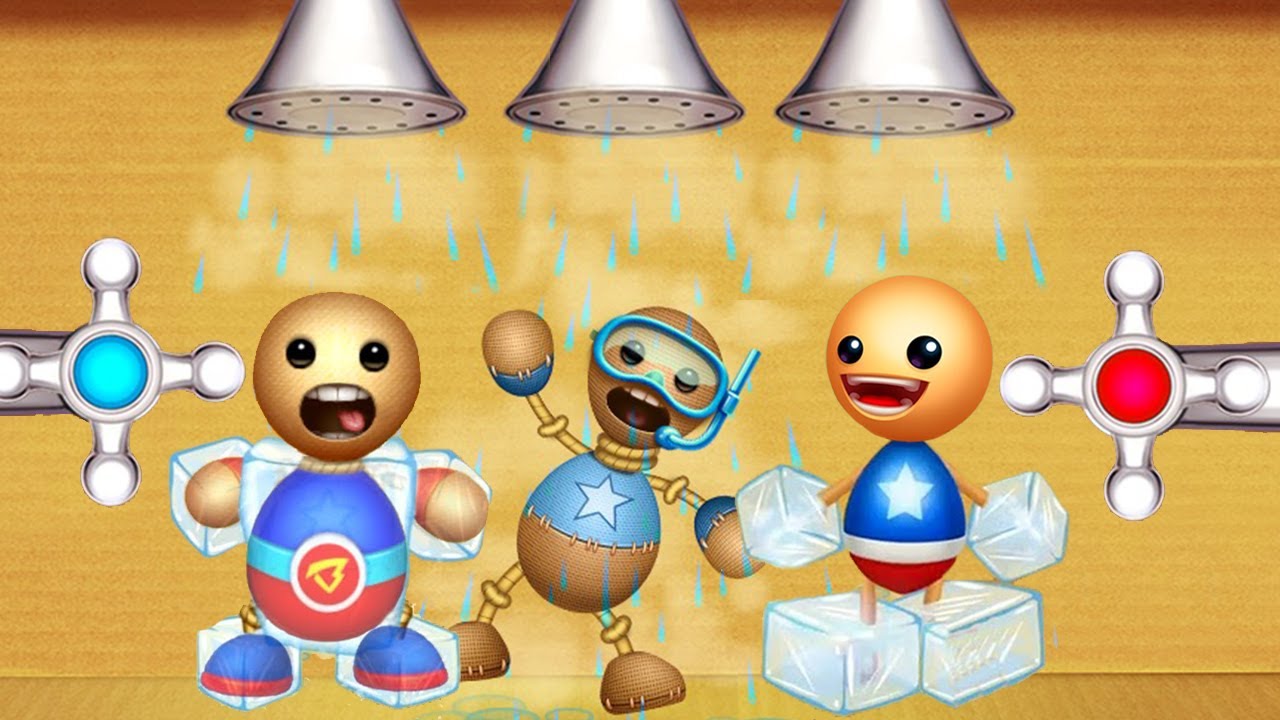 3 Buddyman vs Bathroom Liquids | Kick the Buddyman 2 - YouTube