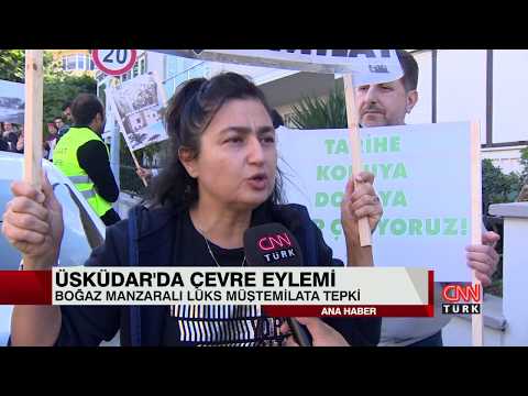 ÜSKÜDAR'DA BOĞAZ MANZARALI LÜKS MÜŞTEMİLATA TEPKİ