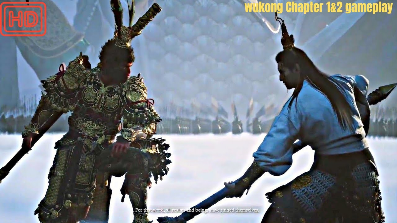 Black Myth Wukong - Chapter 1&2 gameplay And Cutscene [English Version ...