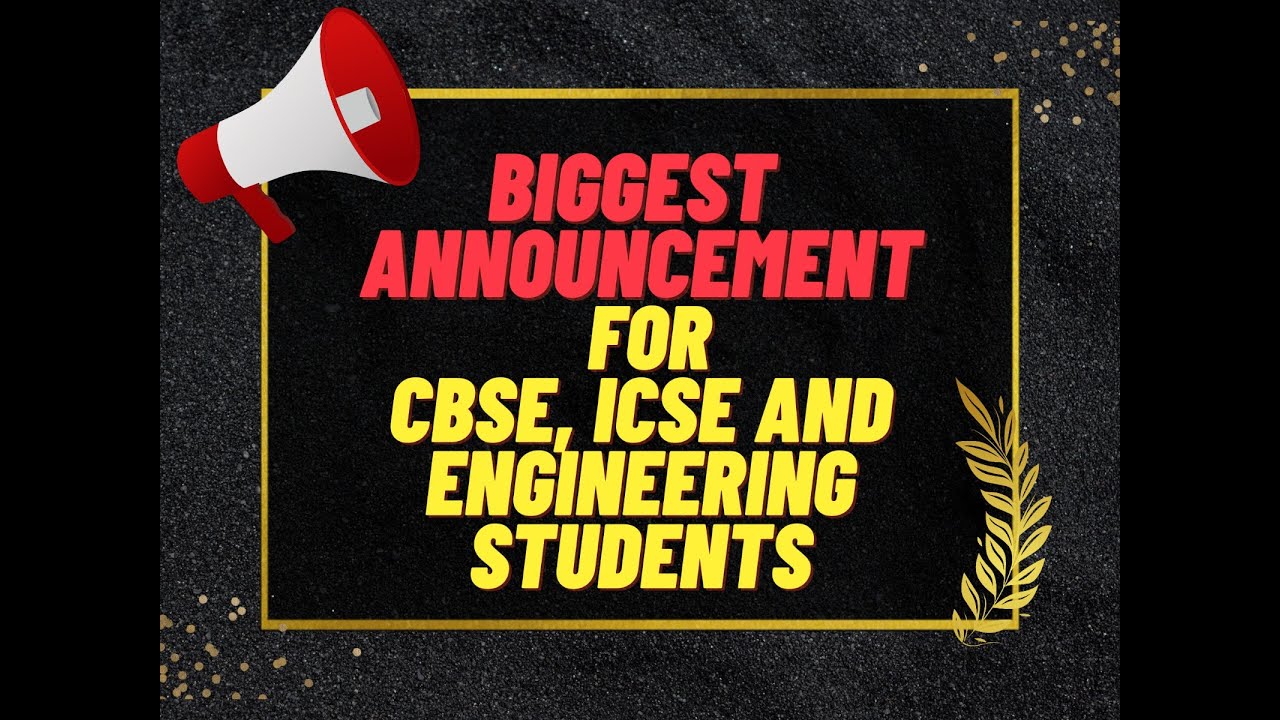 BIG Announcement II K-12 II Engineering II Naimish Tutorials - YouTube