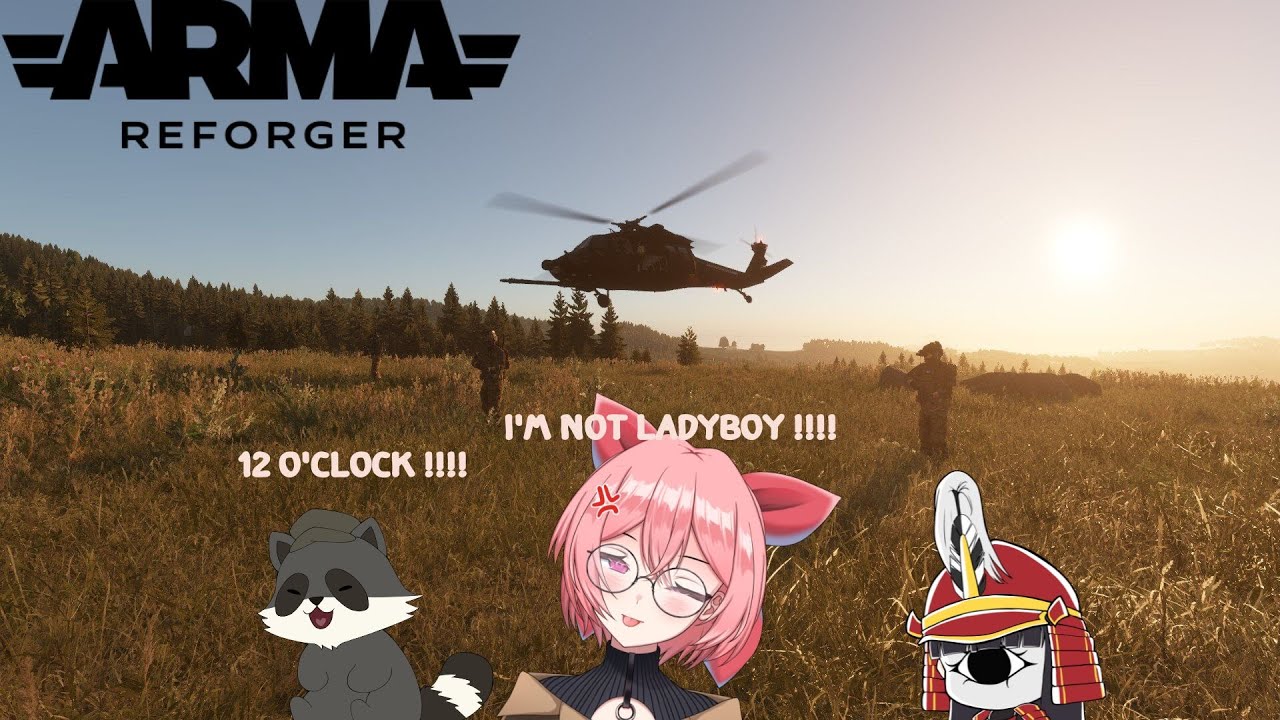 [Live : Arma Reforger ] 3 raccoon soldiers - YouTube