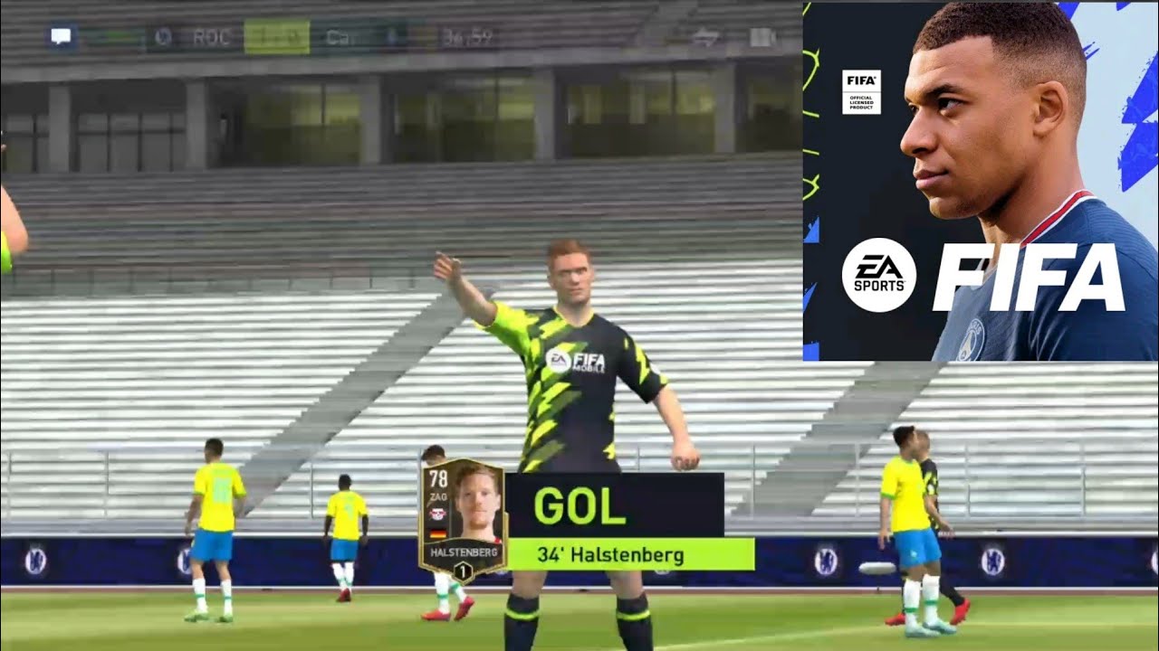 FIFA 22 MOBILE Chelsea 1 x 1 Brasil Gamepley GRAPHICS - YouTube