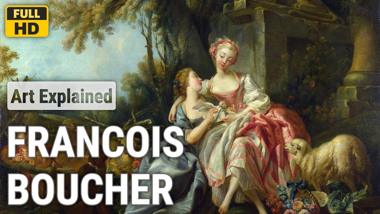 Francois Boucher: A collection of 10 oil paintings with title and year ...