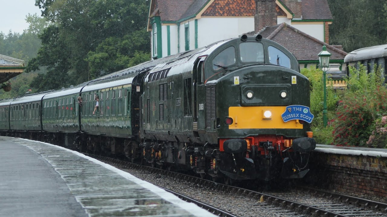 class 37667 (D6851) at the Bluebell diesel gala 07/09/24 - YouTube