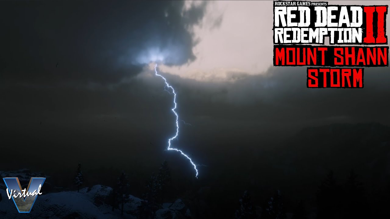 Mount Shann Thunderstorm Ambience - Red Dead Redemption 2 | Ambient ...