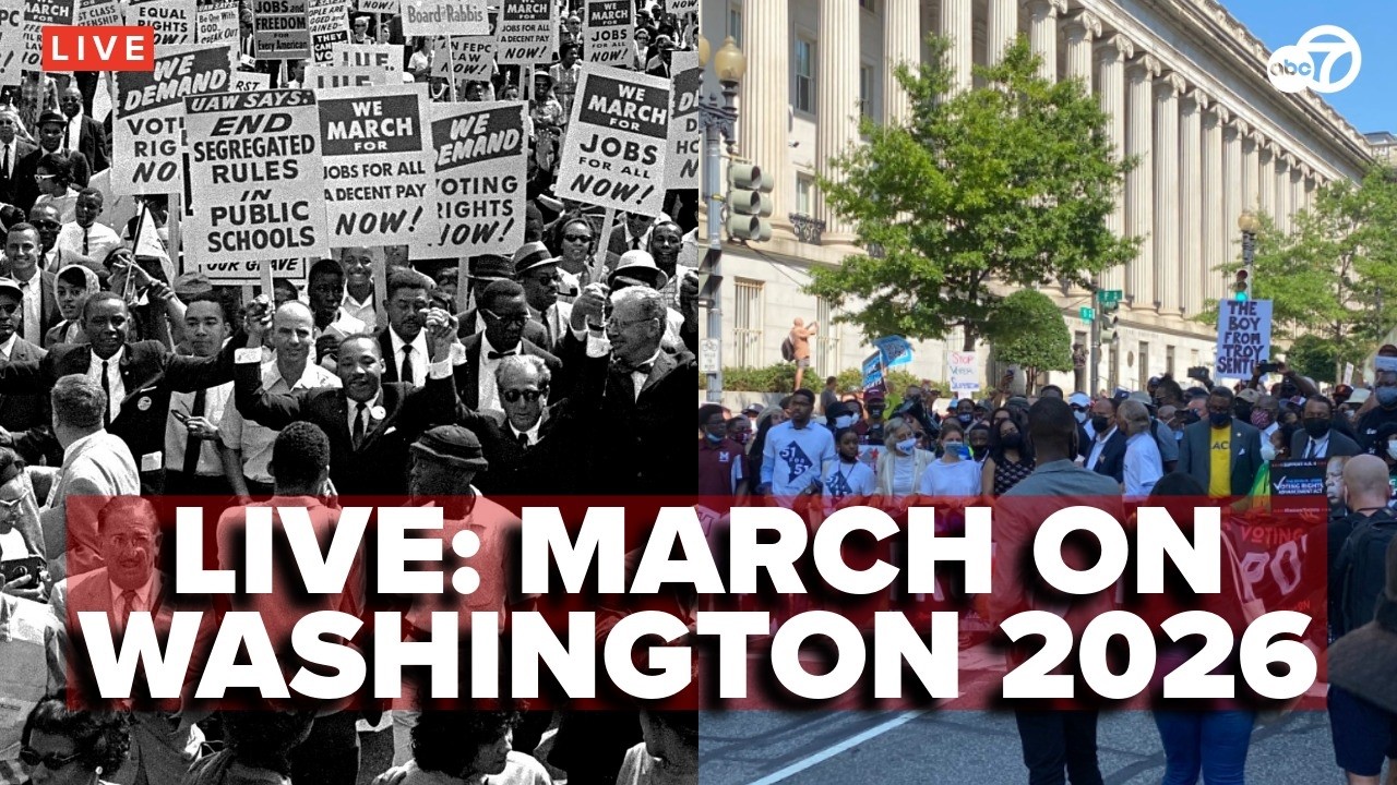 LIVE: March on Washington returns 63 years later - YouTube