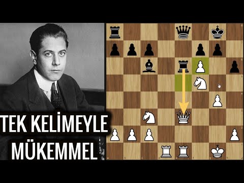 CAPABLANCA'NIN UZUN SÜRE AKLIMDAN ÇIKMAYACAK VEZİR FEDASI!!