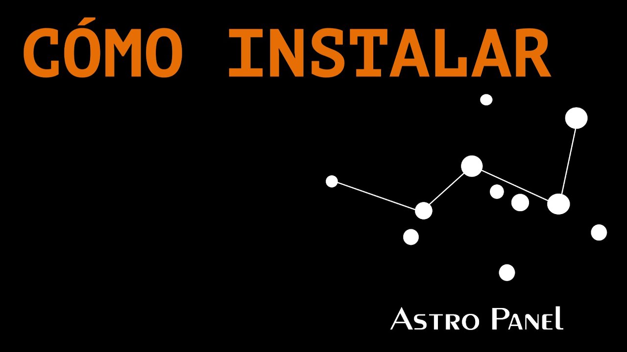 Cómo instalar Astro Panel 5 - YouTube
