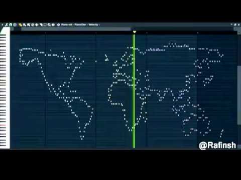 Dünya haritası piyano #Azerbaycan