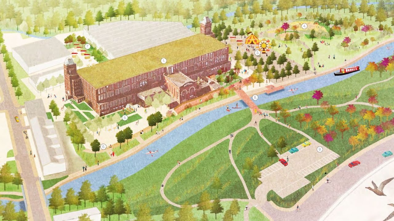 BDP's Landscape Design Strategy for the Linear Park - YouTube