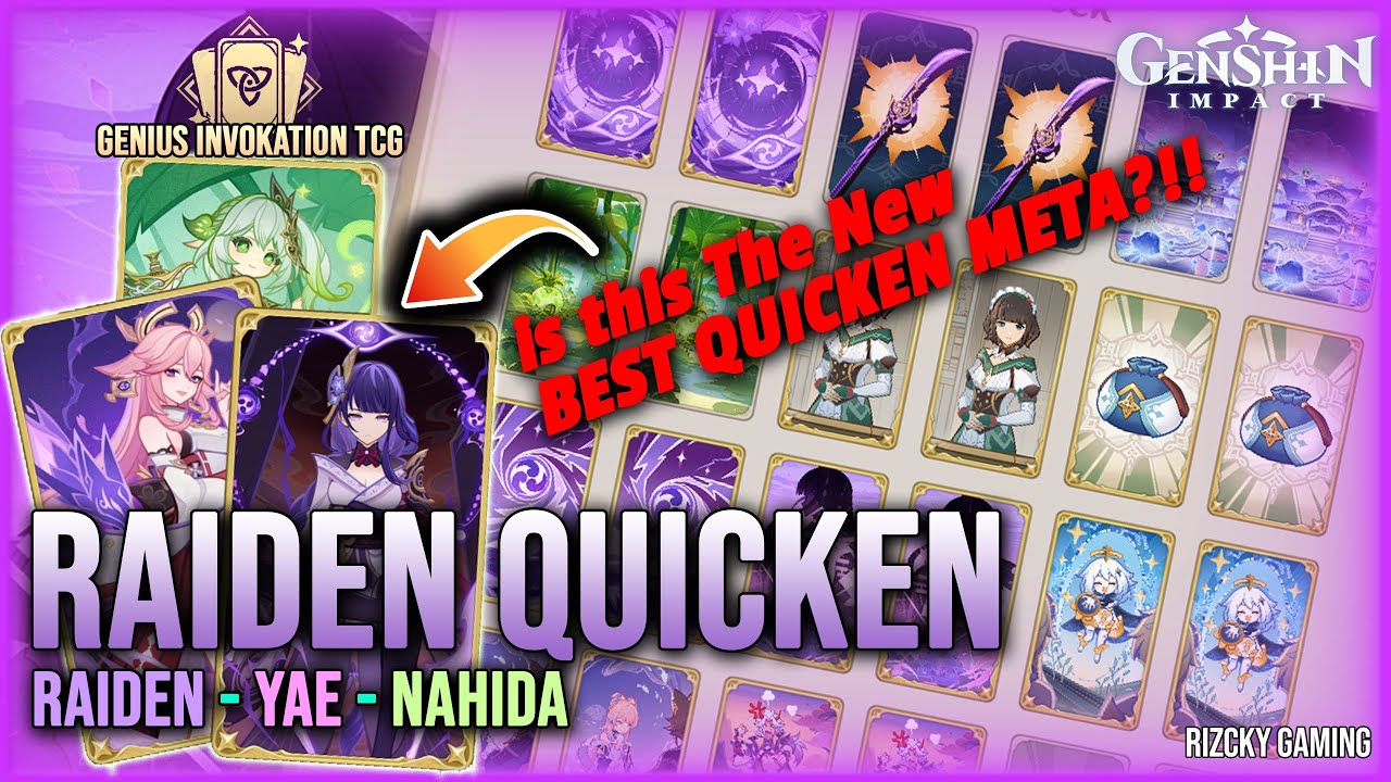 The New META!! - Raiden Quicken ft. Yae & Nahida - Decklist & Replays ...