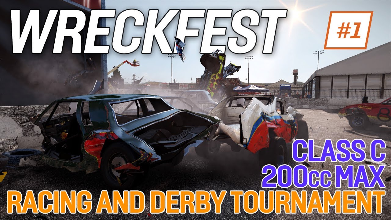 Wreckfest Class B Racing & Derby Tournament - Take 2 - Part 1 - YouTube