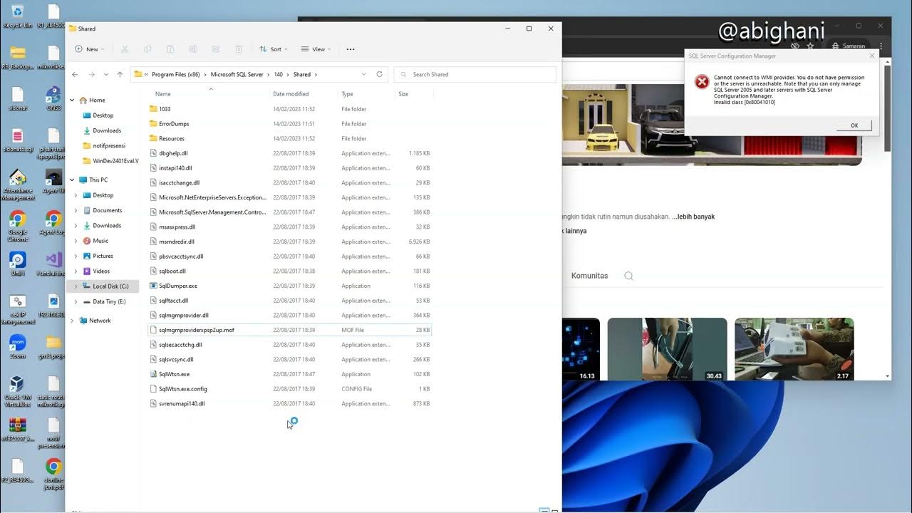 Cannot connect to WMI provider You do not have permission or the server ...