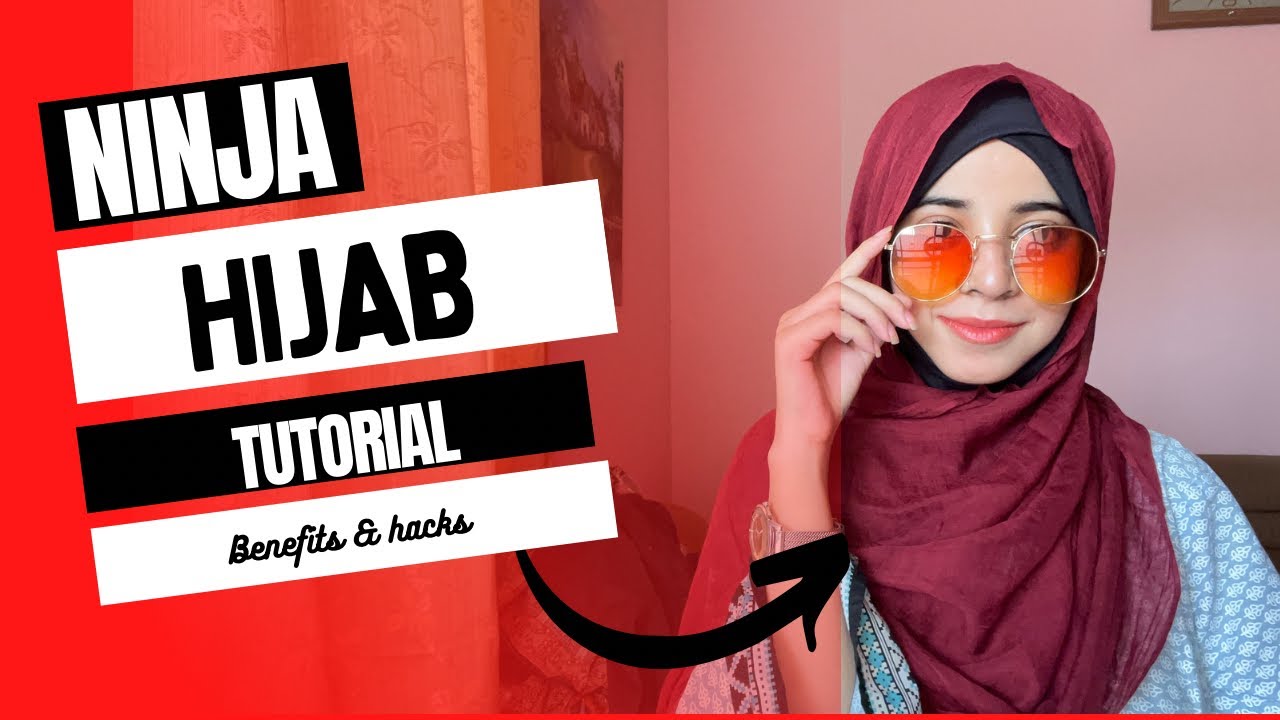 Ninja Hijab Tutorial With Benefits And Hacks l Ninja Cap l Beenish ...