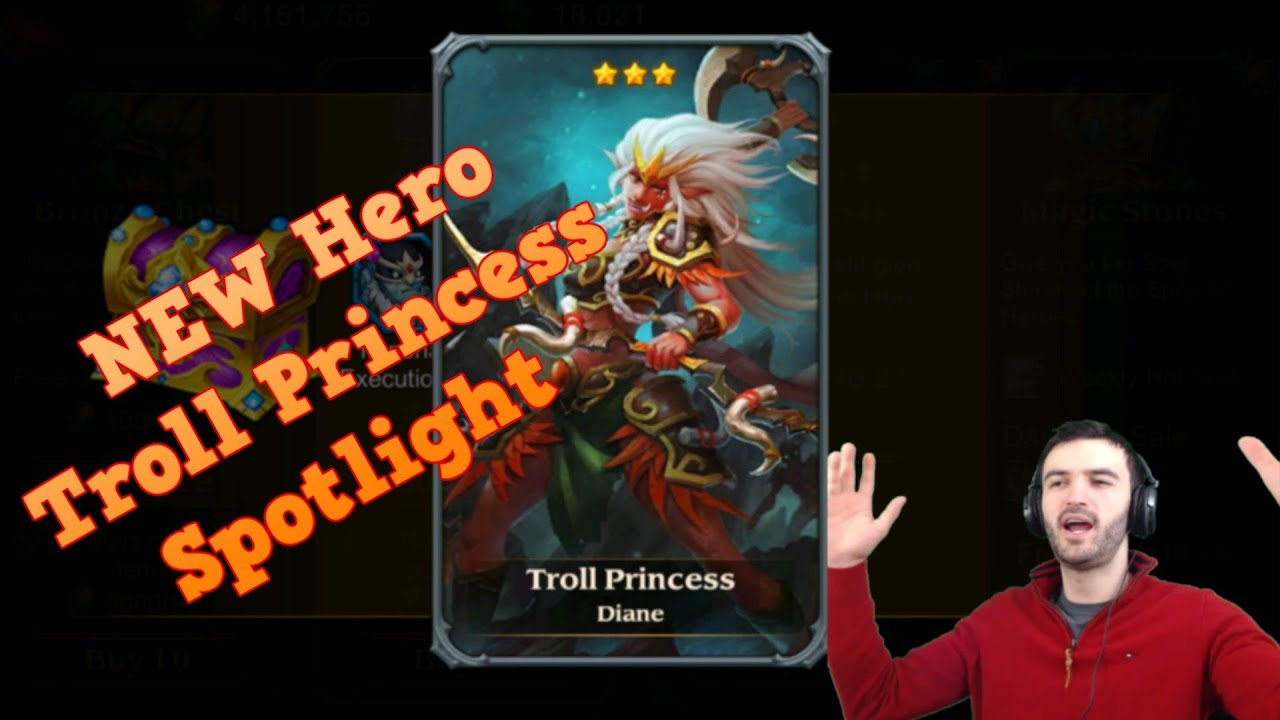 Heroes Charge- NEW Hero Troll Princess Spotlight - YouTube