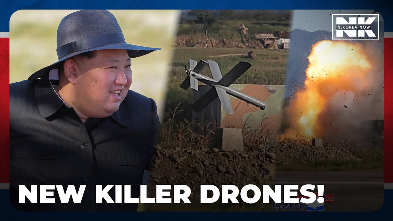 North Korea shows off 'Kumsong' attack drones, pushes AI warfare - YouTube