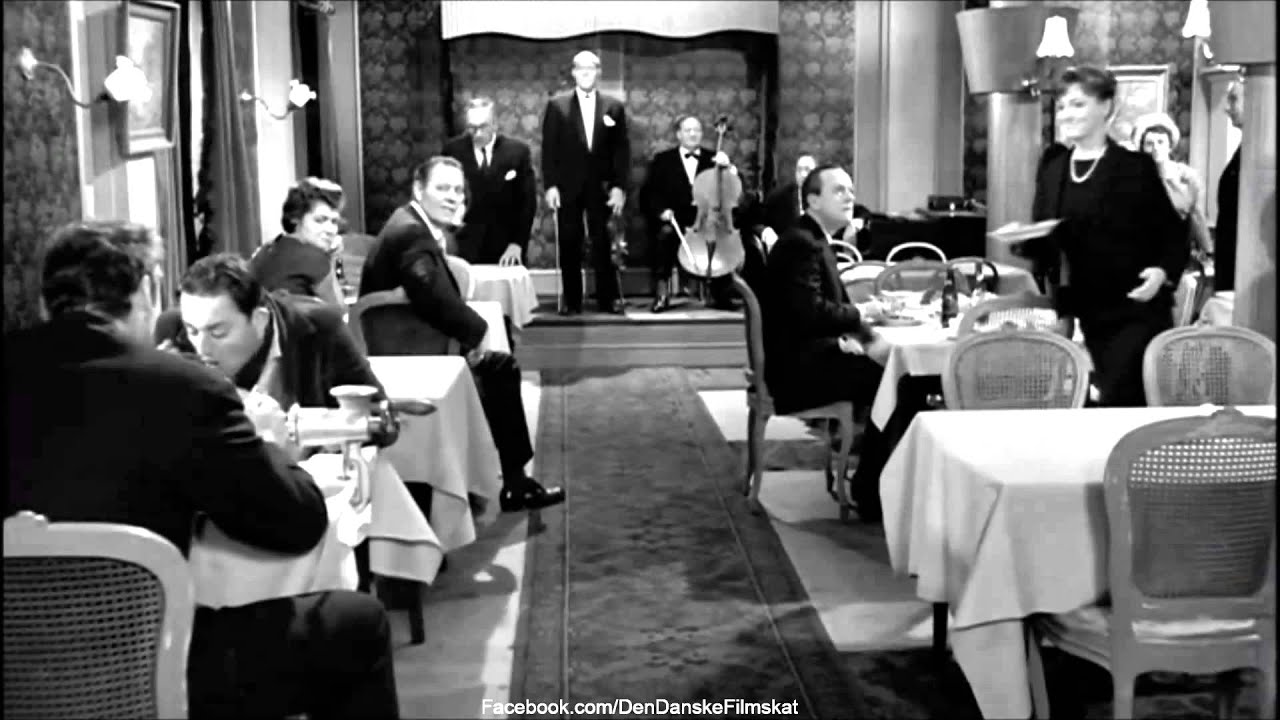 Don Olsen kommer til byen (1964) - Restaurantbesøg - YouTube