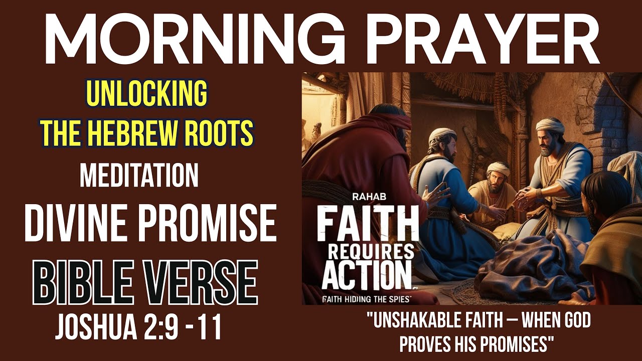 Daily Bible Verse |May 23| Unshakable Faith |Joshua 2:9–11 # ...
