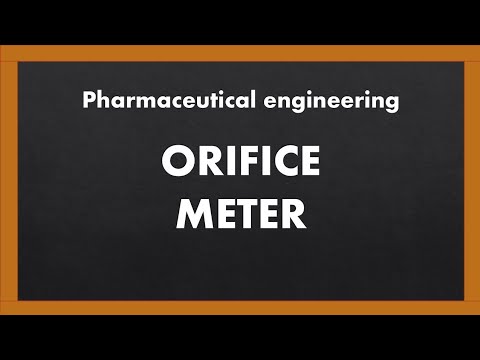 Orifice meter - principle, construction, working, application and ...