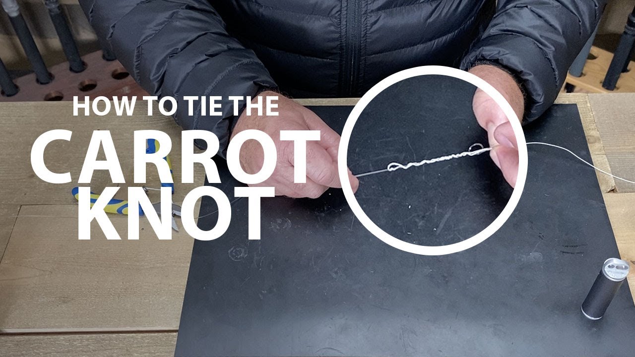 How To Tie The Carrot Knot - YouTube