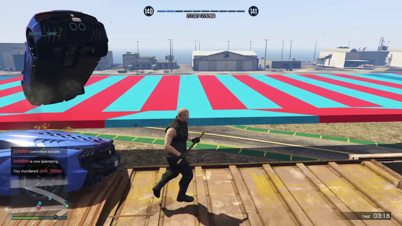 Grand Theft Auto 5 LTS Finishing Move with Pool Cue - YouTube