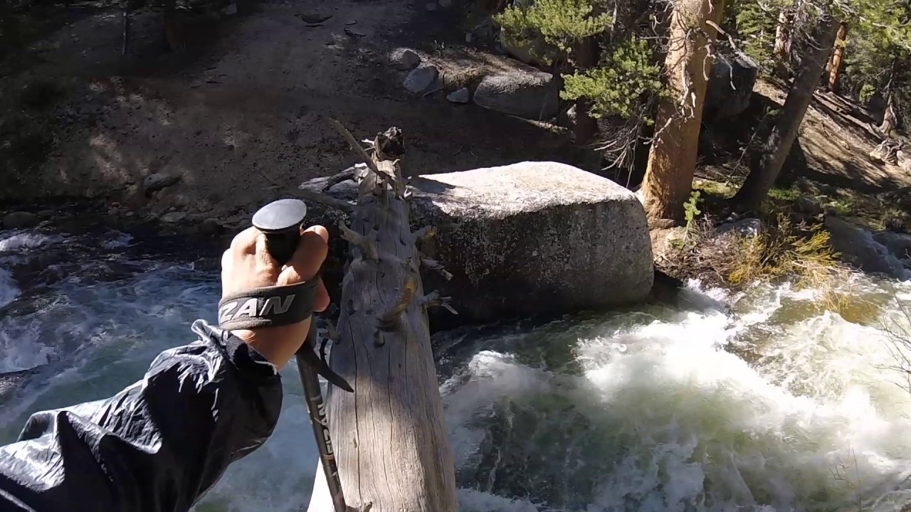 PCT 2017 * Day 40: Crossing Raging Creek On Fallen Tree, Camping Near ...
