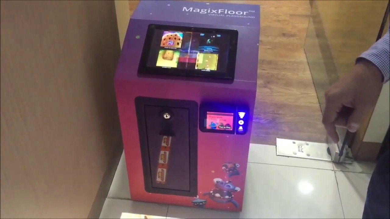 Exergame Products - MagixFloor Arcade Feature - YouTube