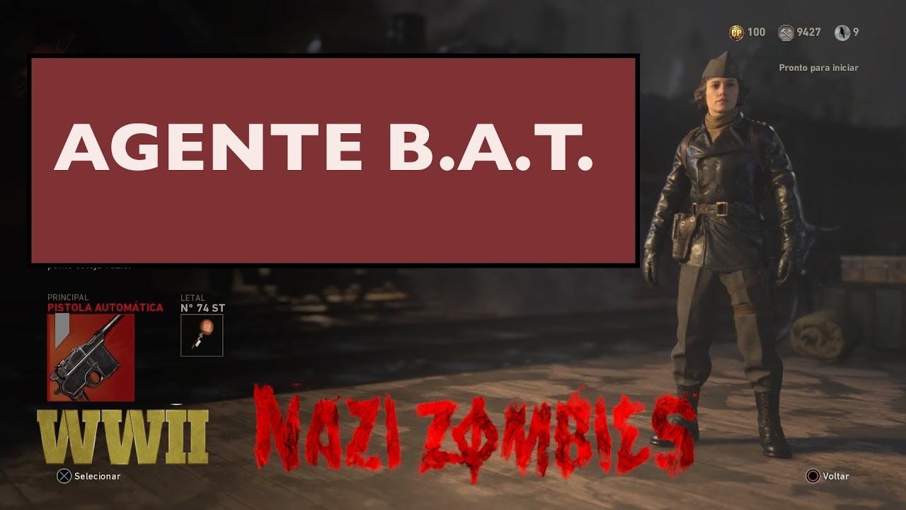 COD WWII: PERSONAGEM SECRETO AGENTE BAT - YouTube