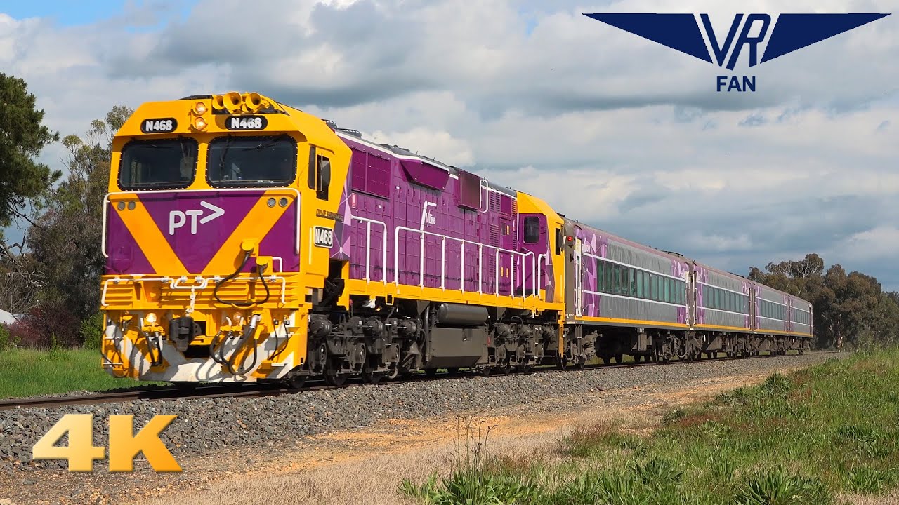 North East Trains in the Spring: Australian Trains in 4K - YouTube