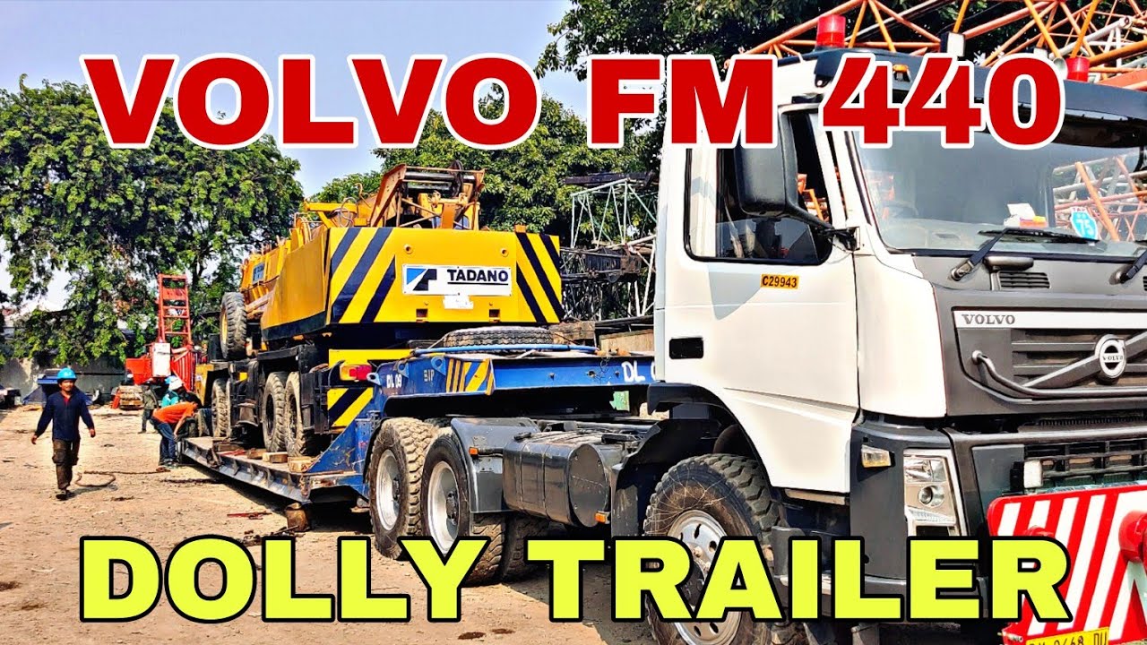 ANGKUT ALAT BERAT CRANE 50 TON TIPE MOBILE MENGGUNAKAN TRUK DOLLY ...