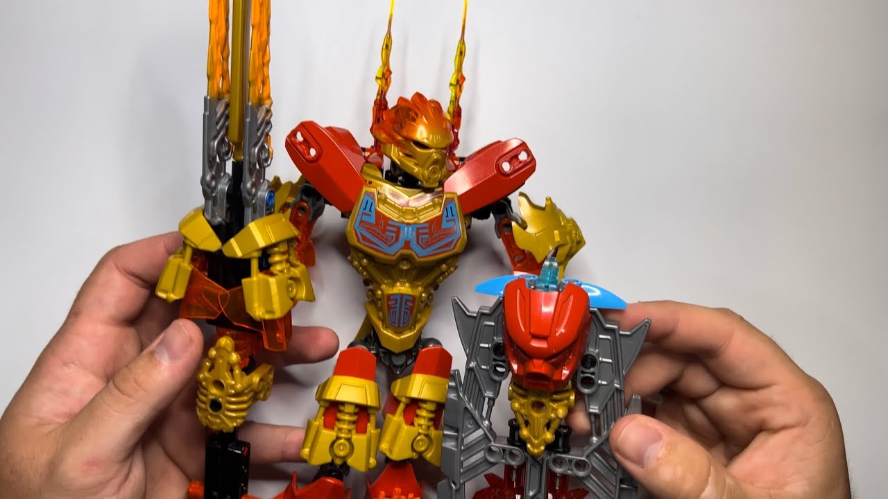 Bionicle G2 Tahu combiner model instructions - YouTube