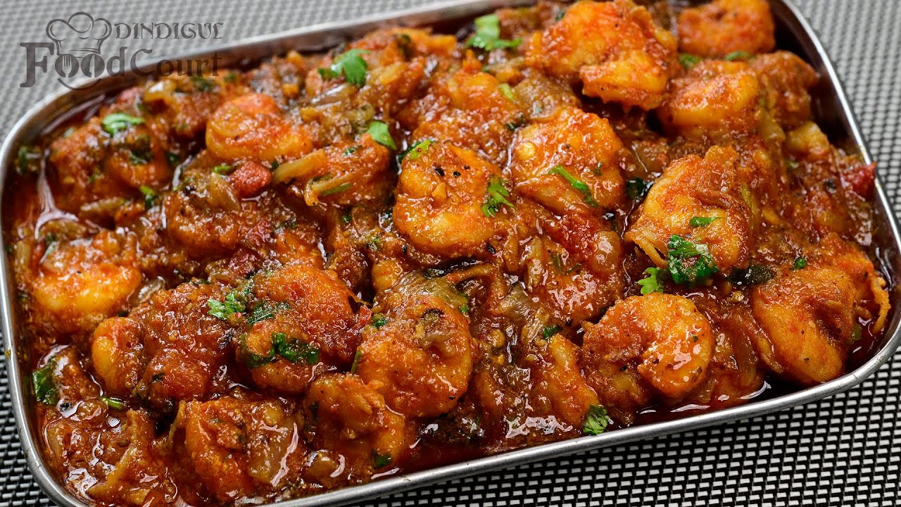 Prawns Masala Recipe/ Prawn Thokku/ Prawn Curry - YouTube