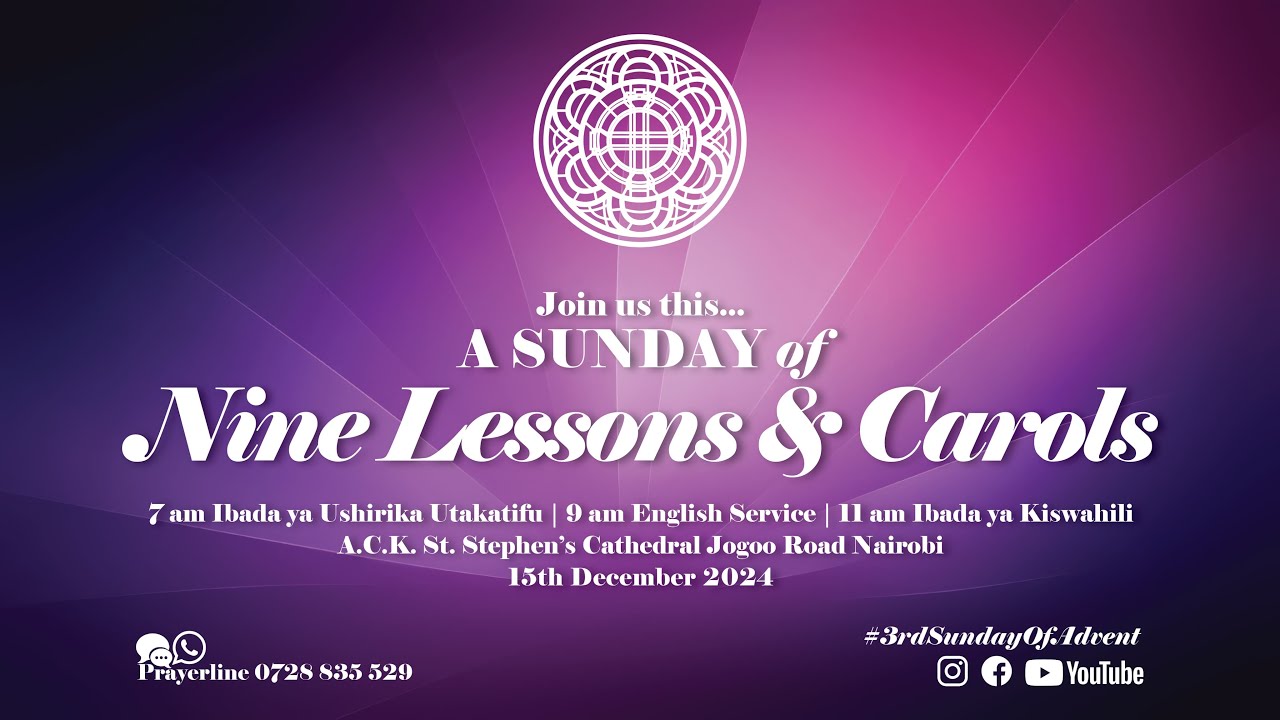 Sunday of Nine Lessons & Carols | 9AM Service | 15th December 2024 ...
