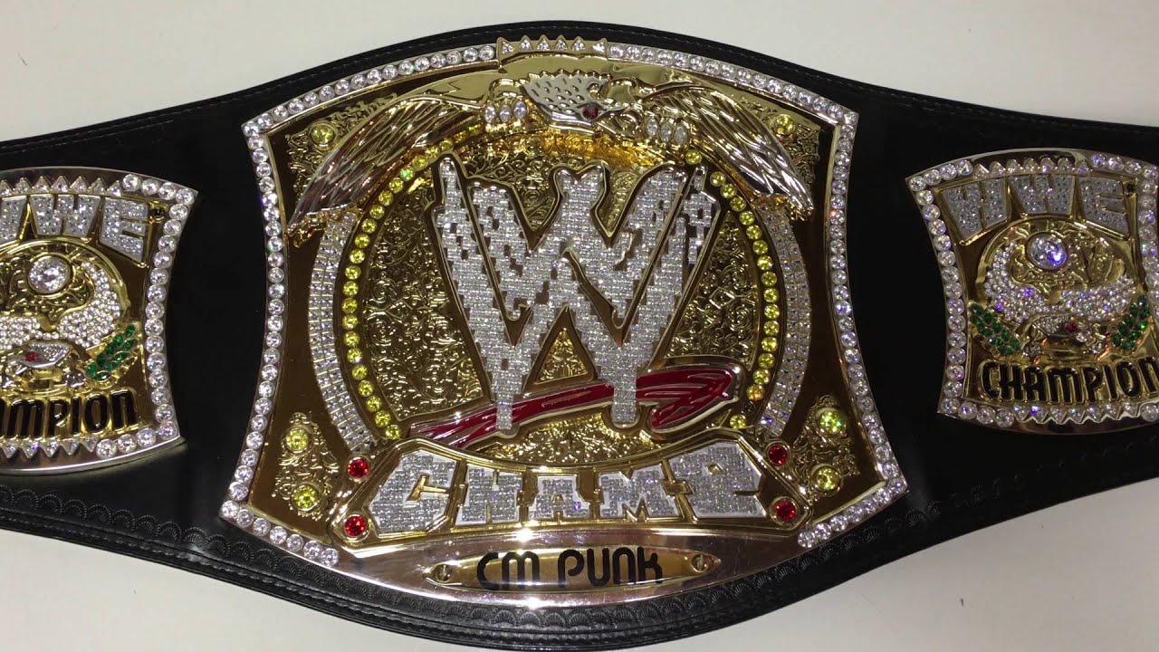 WWE Spinner Replica Belt Restoned with Cubic Zirconia Full Review - YouTube
