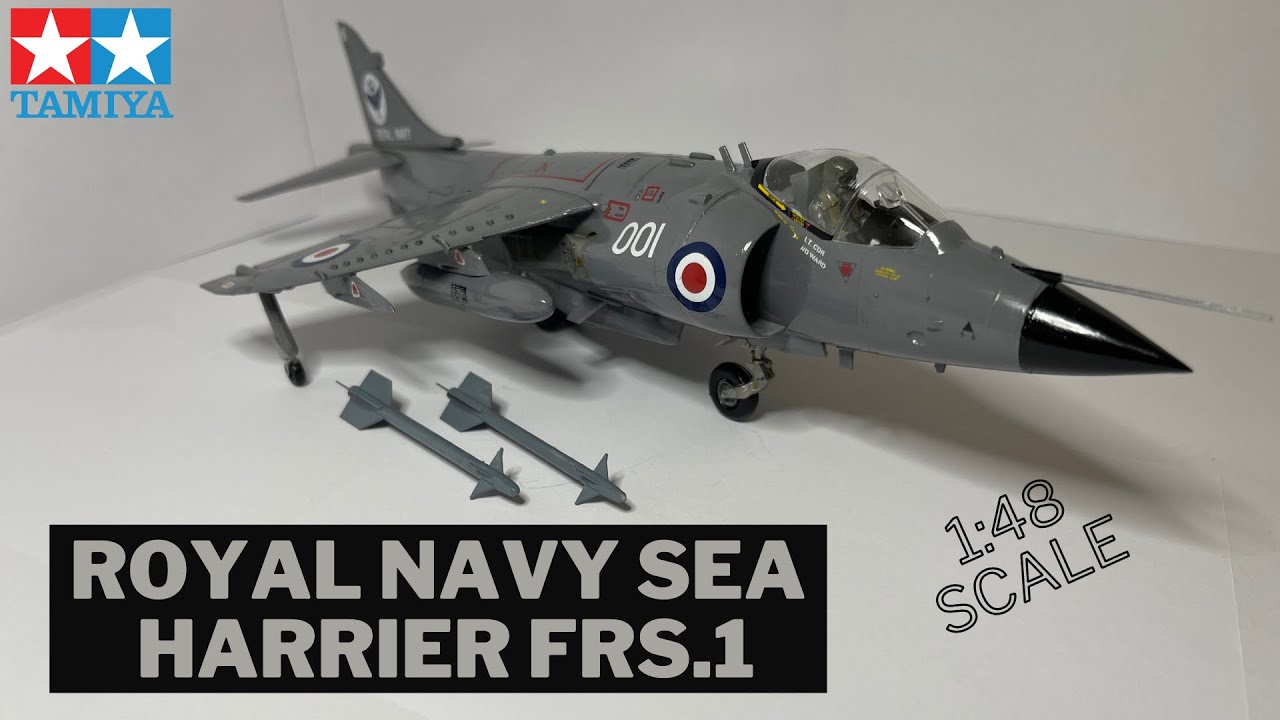 ROYAL NAVY SEA HARRIER FRS.1, 1:48, Full build, TAMIYA FIGHTER#8 - YouTube
