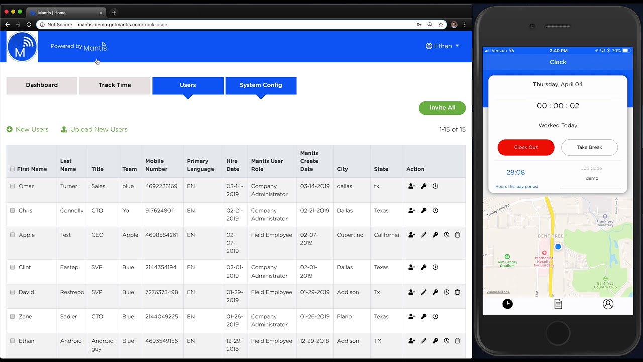 Mantis app experience - YouTube